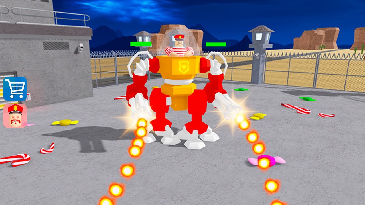 CANDY BARRY'S PRISON! OBBY WALKTHROUGH FULL GAME - YouTube