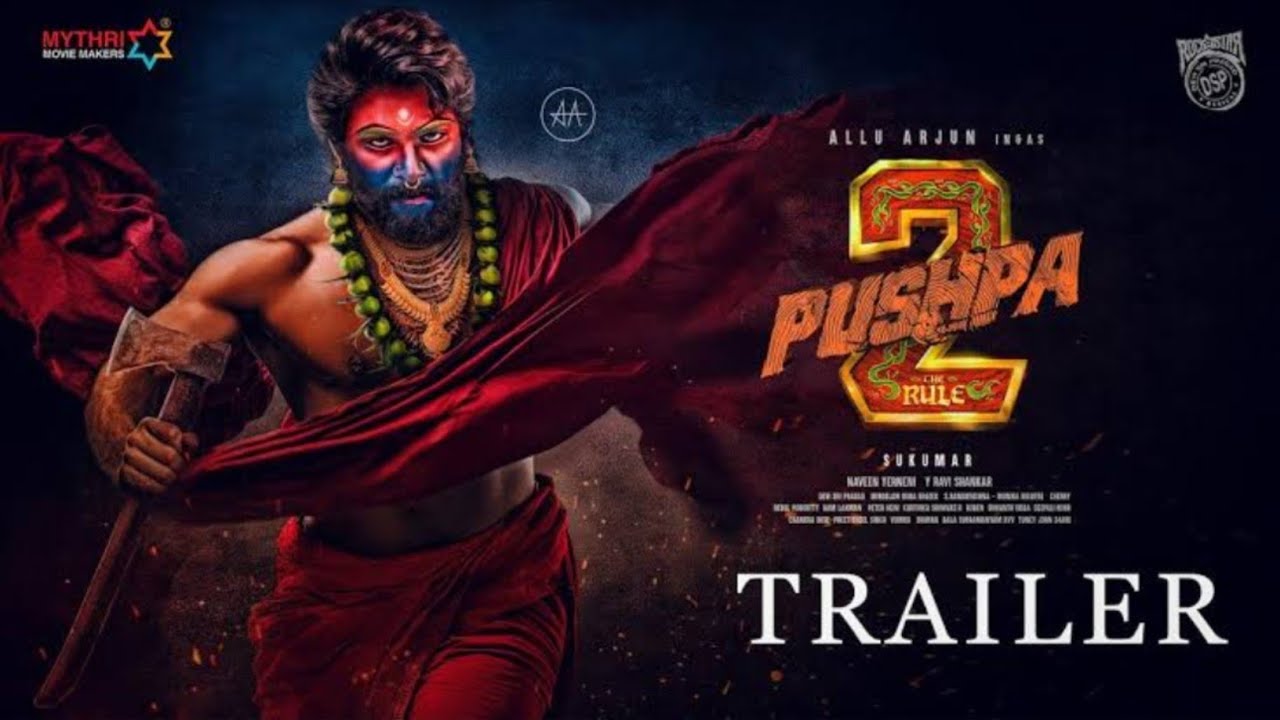 Pushpa 2 Official Trailer| Allu Arjun| Rashmika Mandana| Fahadh Faasil ...