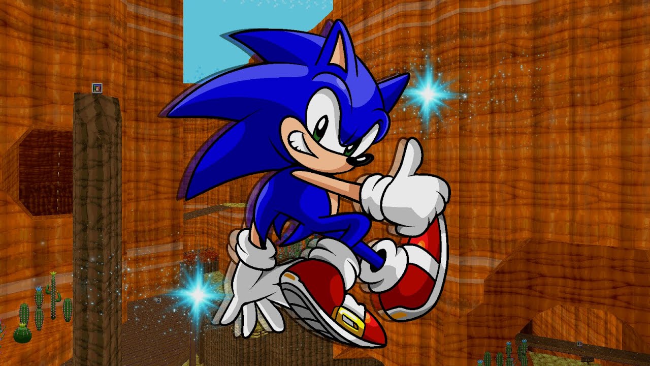 SRB2 Arid Canyon ACT 1 - 0:41.88 w/Modern Sonic - YouTube