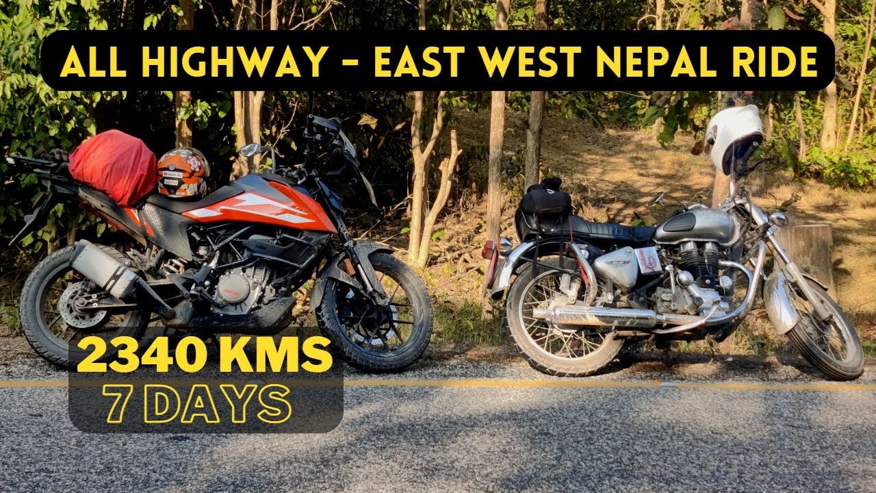 2340 Kilometers Highway Video from East West Neapl Ride _ KTM Adventure ...