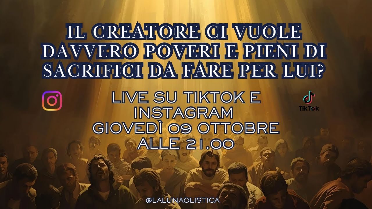 IL CREATORE CI VUOLE DAVVERO POVERI E PIENI DI SACRIFICI PER LUI? - YouTube