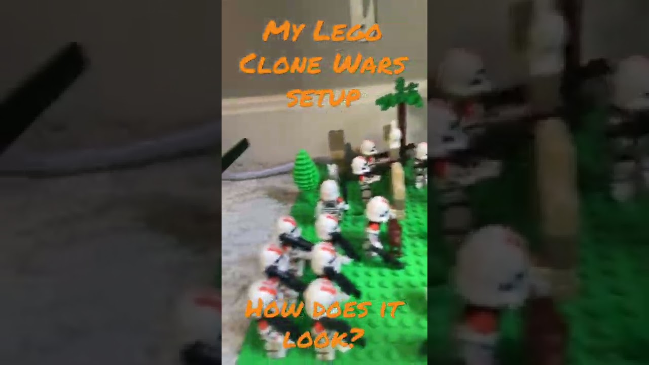 My Lego Clone Wars setup - YouTube