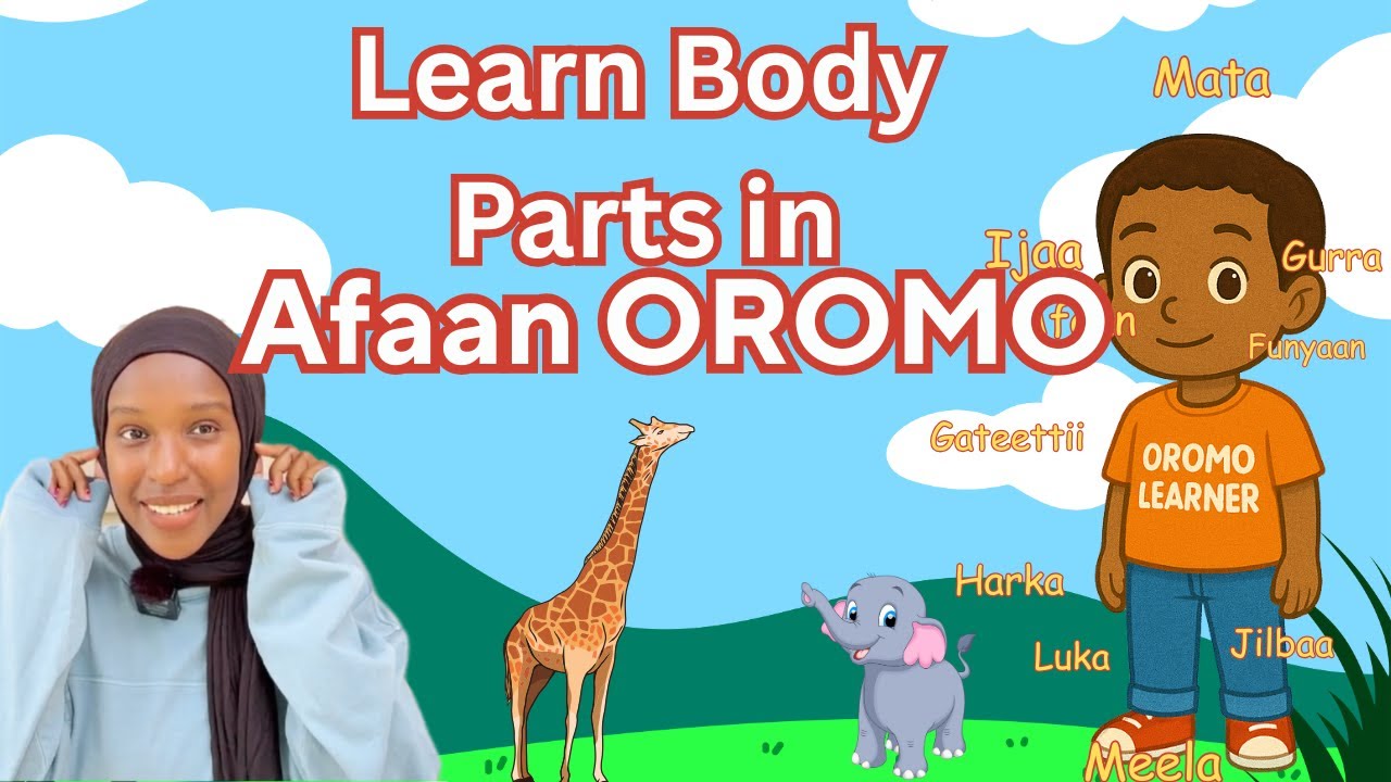 Afaan Oromo For Kids: Learn Body Parts in Oromo! - YouTube