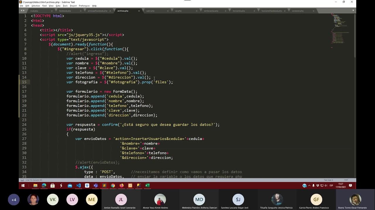 Subir achivos con ajax, php e introduccion a Bootstrap - YouTube