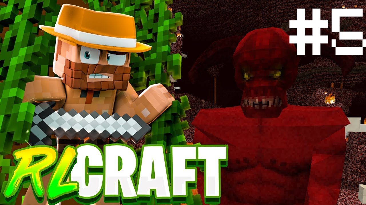 "NEVER GO INTO THE NETHER IN RLCRAFT" | Minecraft RLCRAFT Episode 5 ...