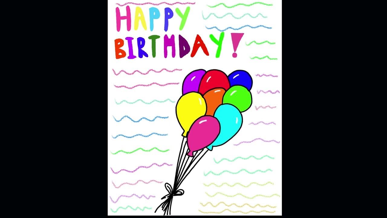 happy birthday card - YouTube