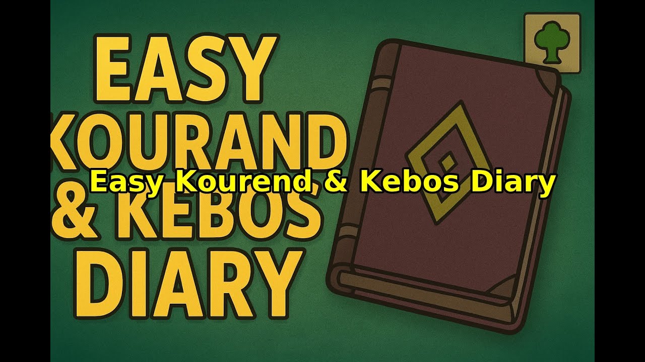 Kourend & Kebos Easy Diary Quick Guide - Old School Runescape/OSRS ...