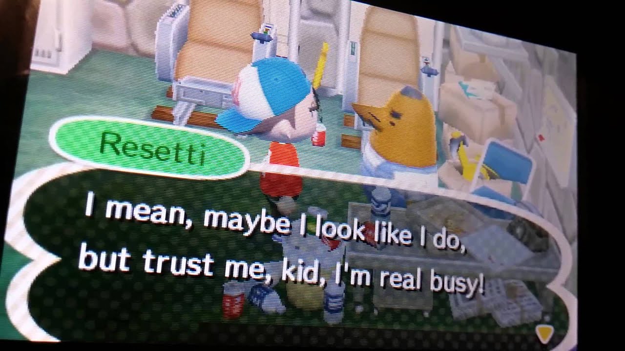 ACNL - Resetti Surveillance Center - YouTube