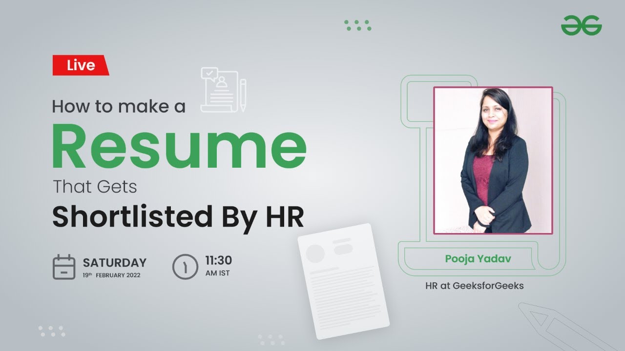 How to make a resume that gets Shortlisted by HR - YouTube