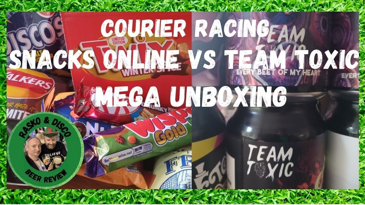 Courier racing; Snacks Online vs Team Toxic - Mega Unboxing - YouTube