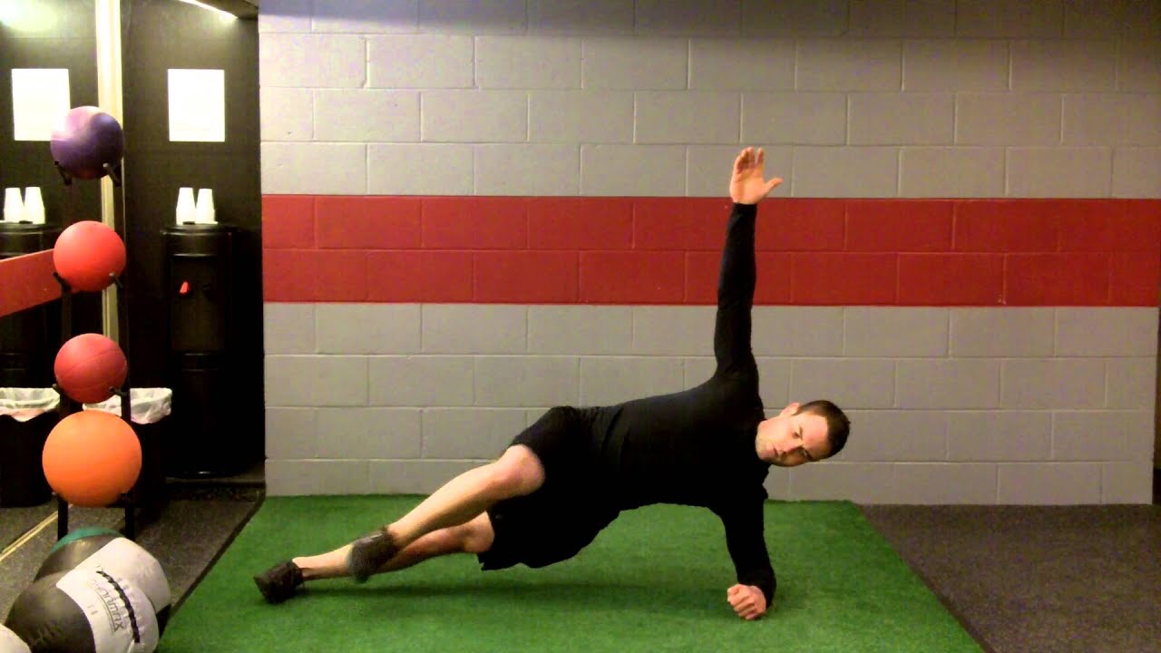 Side Plank Leg March - YouTube
