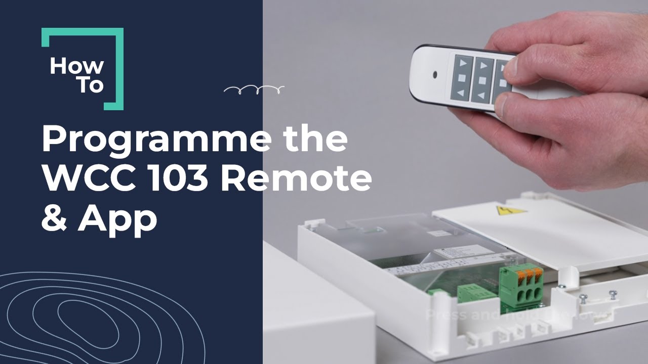 HOW TO Programme the WCC 103 Remote & App - YouTube