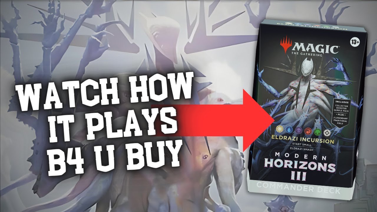 Can I Convince YOU to BUY the ELDRAZI INCURSION PRECON? | Ulalek, Fused ...