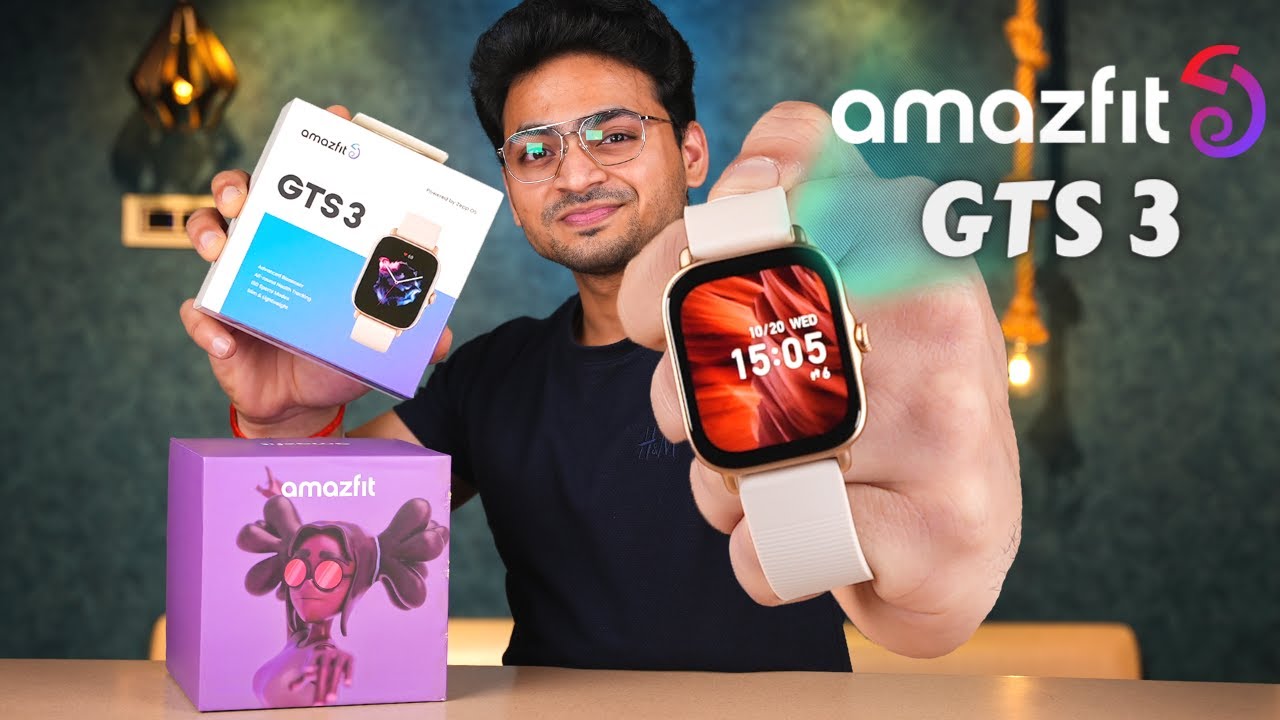 Amazfit GTS 3 Unboxing & Quick review 🔥| 60 FPS 1.75" AMOLED Display 🤯 ...