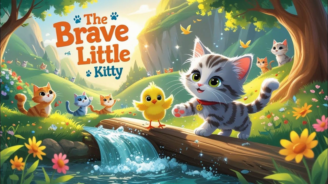 The Brave Little Kitty | Stories For Kids | Bedtime Stories for Kids ...