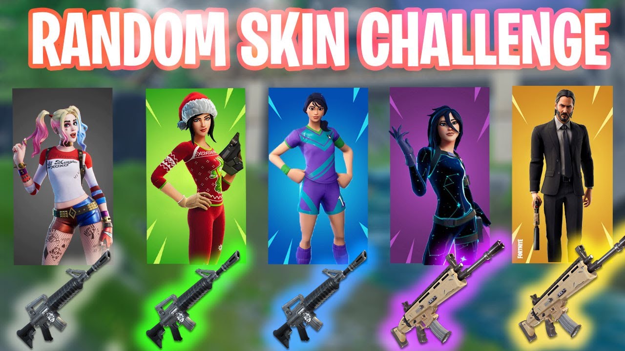 Random Skin Challenge (Fortnite Battle Royale) - YouTube