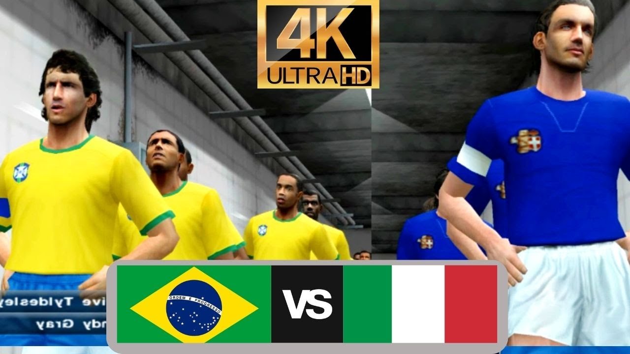 BRAZIL X ITALY [SOCCER LEGENDS] [Best of all time!!] - YouTube