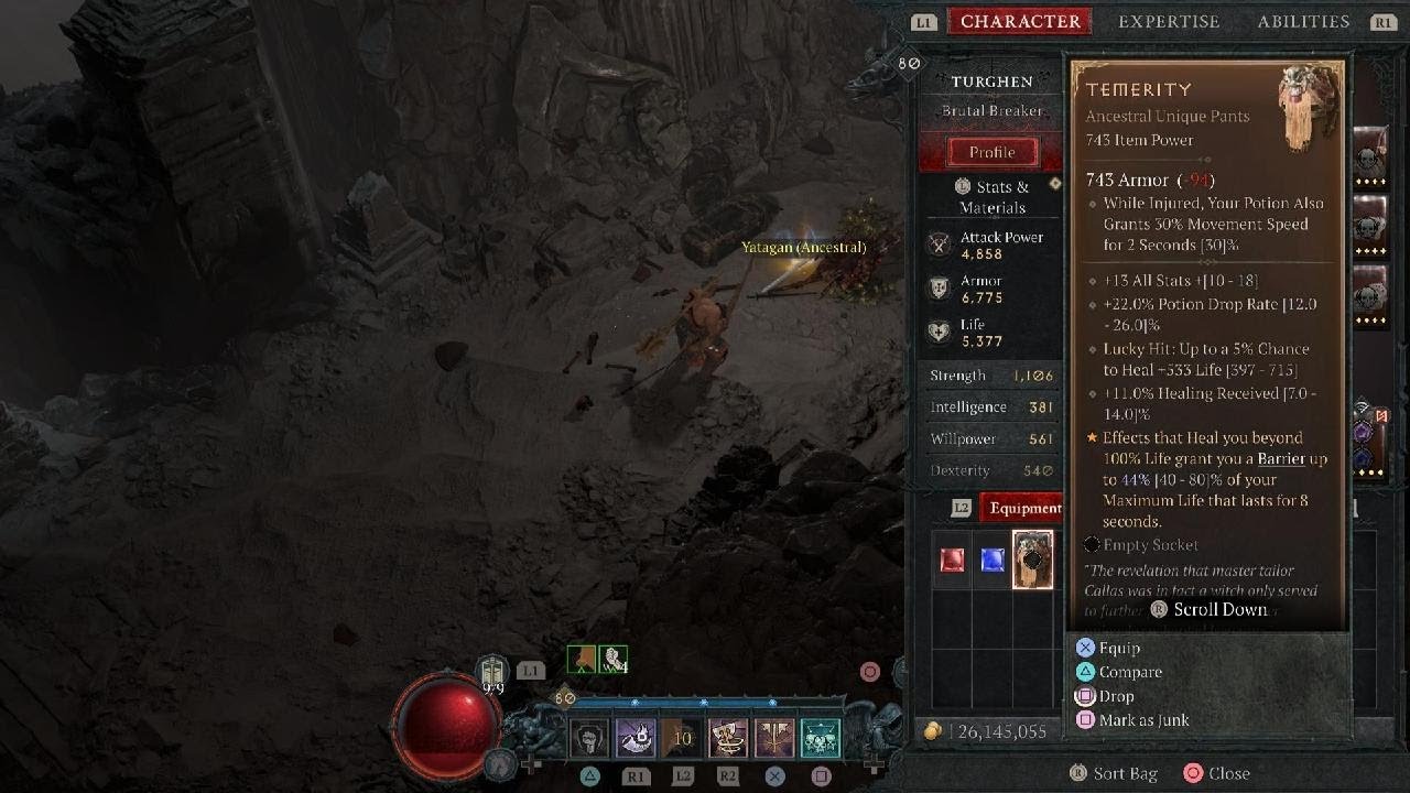 Diablo IV - Temerity - Unique Items - YouTube