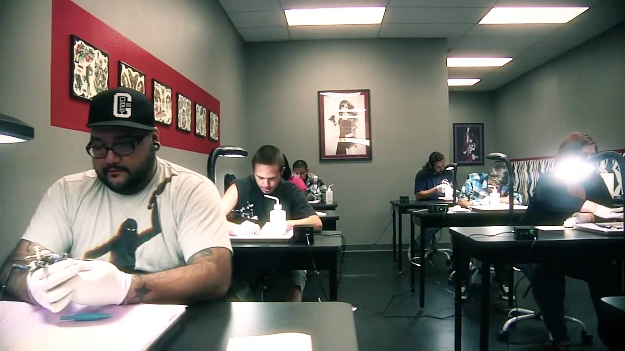 How to Tattoo class course Tatt School TATTS San Diego - YouTube