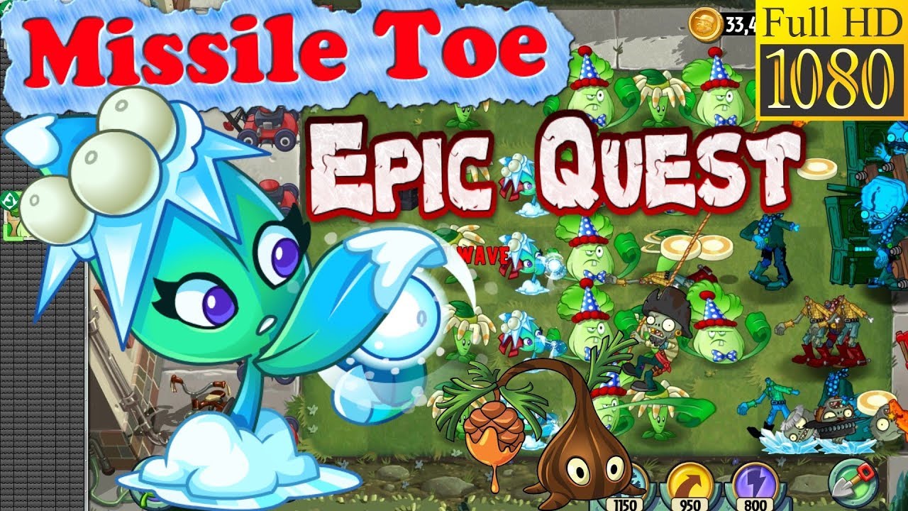 Plants vs. Zombies 2 - Missile Toe - Epic Quest Premium Seeds (Ep.461 ...