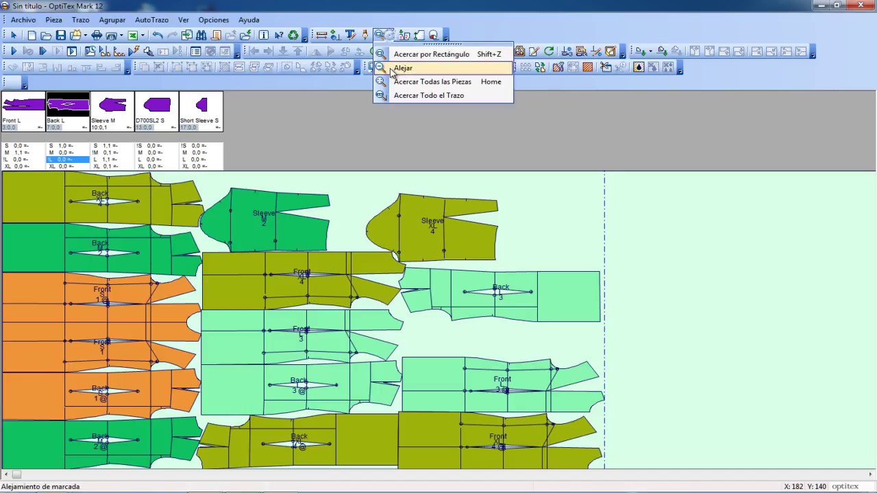 OPTITEX - MARKER Trazo de patrones - YouTube