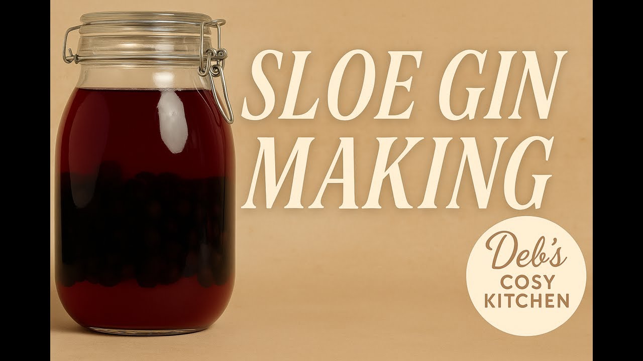Making Sloe Gin with Mr P @Deb’s Cosy Kitchen - YouTube