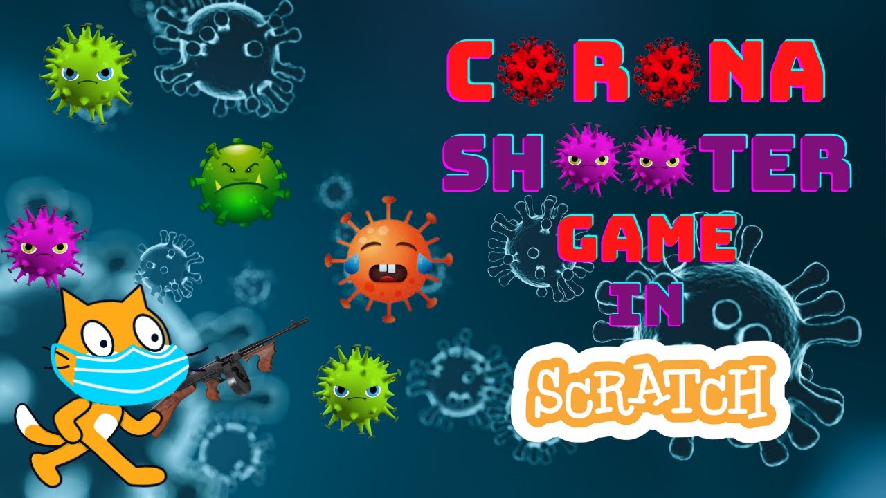 How to make a Corona Shooter Game in Scratch 3.0 (Very Easy!) - YouTube