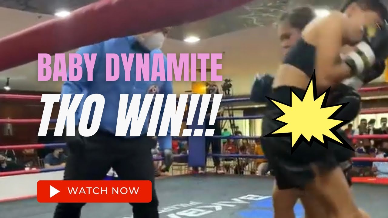 Rica Aquino aka Baby Dynamite TKO win over Erika Ballen - YouTube