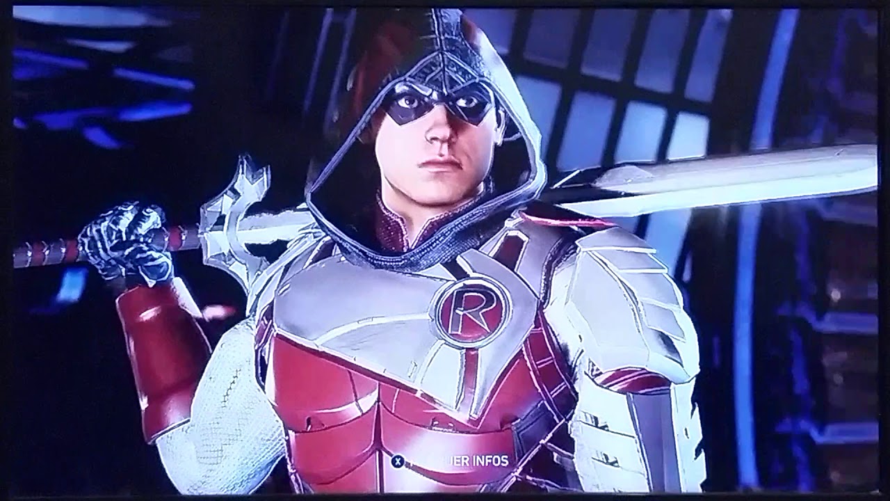 Injustice 2 dialogue robin vs red hood français - YouTube
