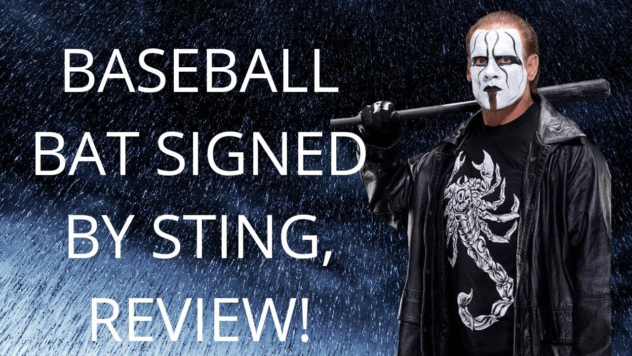 Baseball Bat Signed By Sting, Review! - YouTube