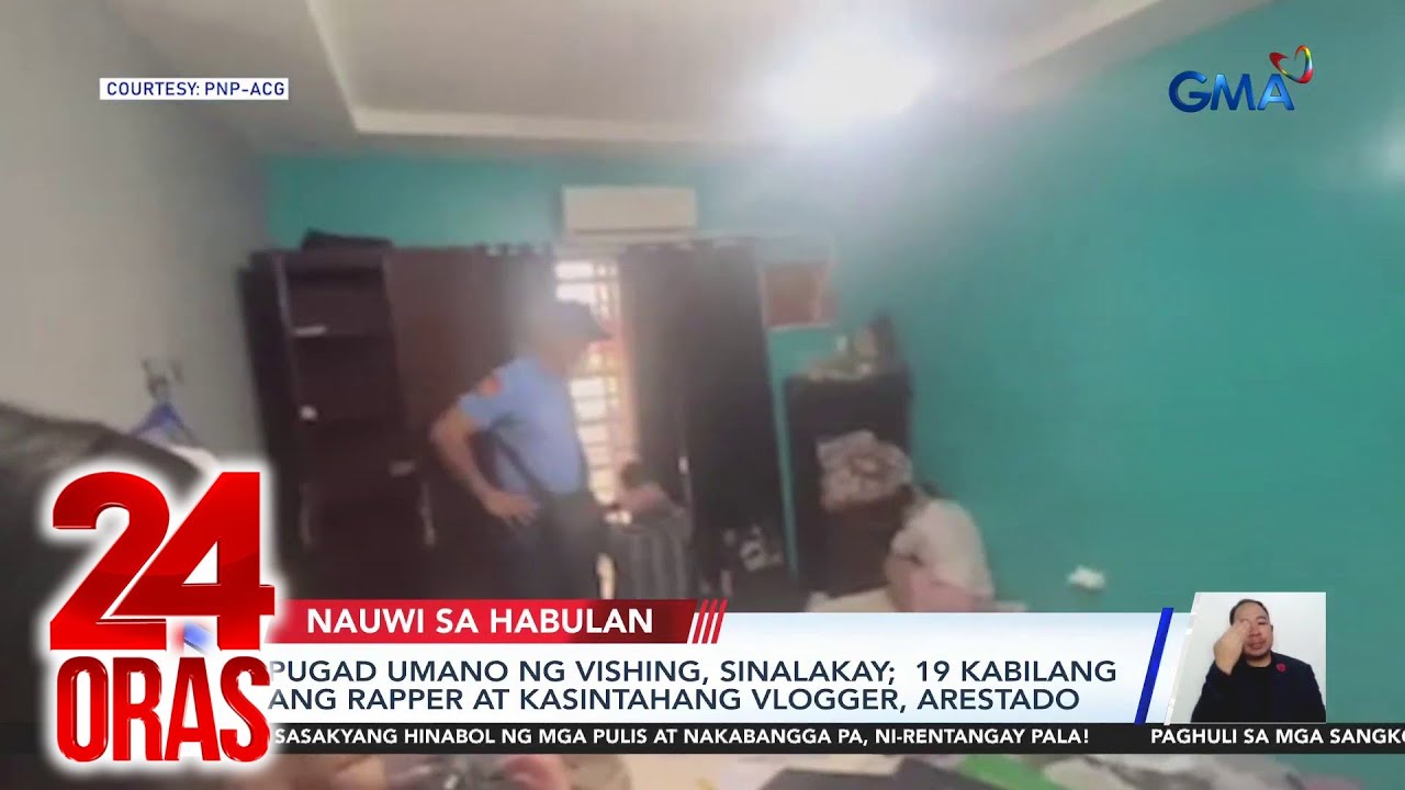 Pugad umano ng vishing, sinalakay; 19 kabilang ang rapper at ...