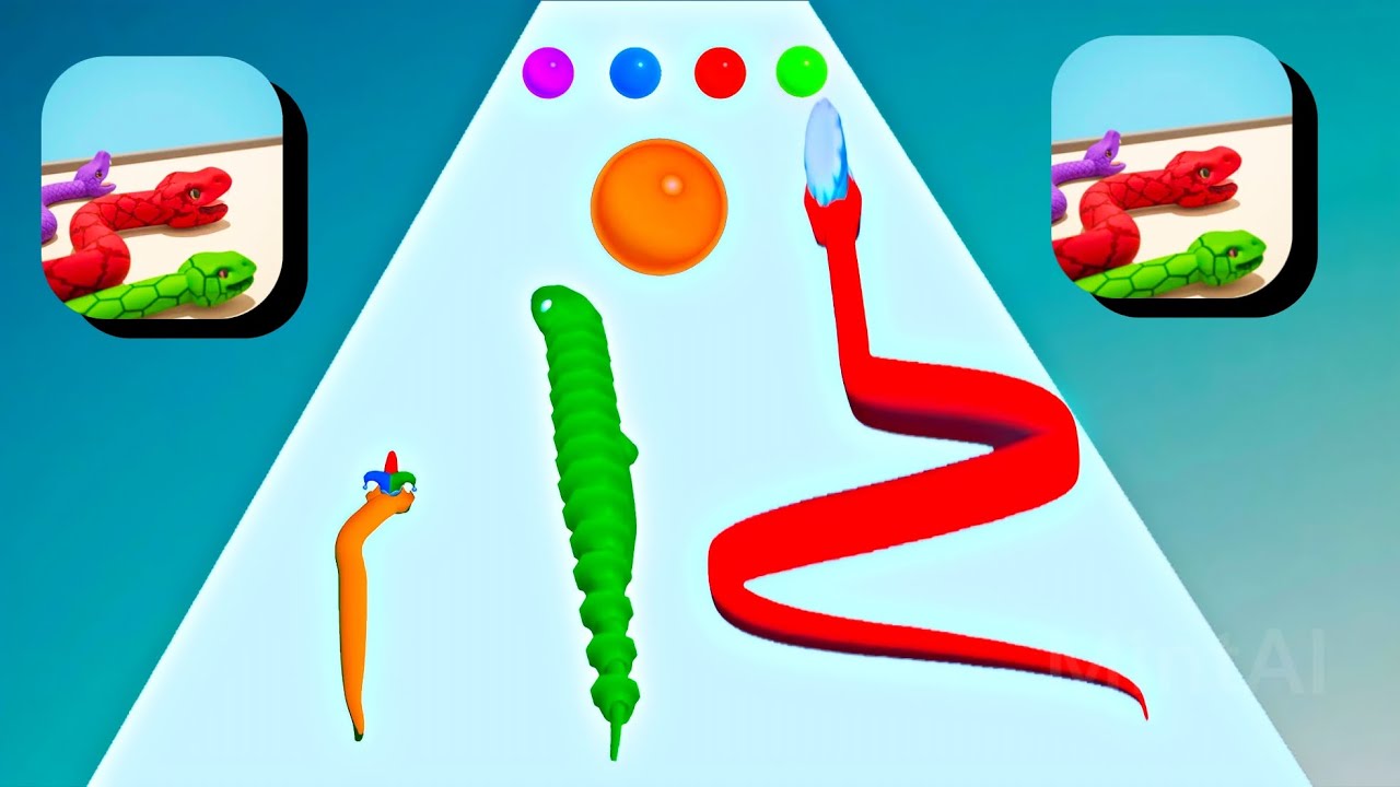 Colorful snake All Levels walkthrough gameplay Android iOS Free Upload ...