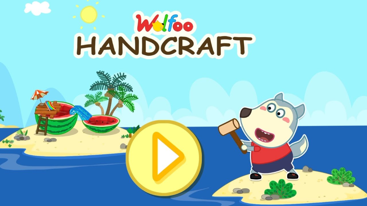 CHILDREN GAME || wolfoo making crafts -Handmade game - YouTube
