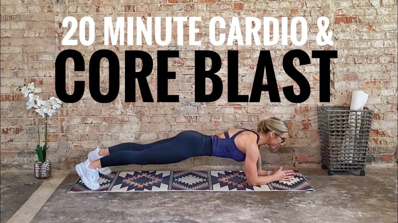 20 Minute Cardio + Core Blast | Bodyweight Only | No Jumping | Month 2 ...