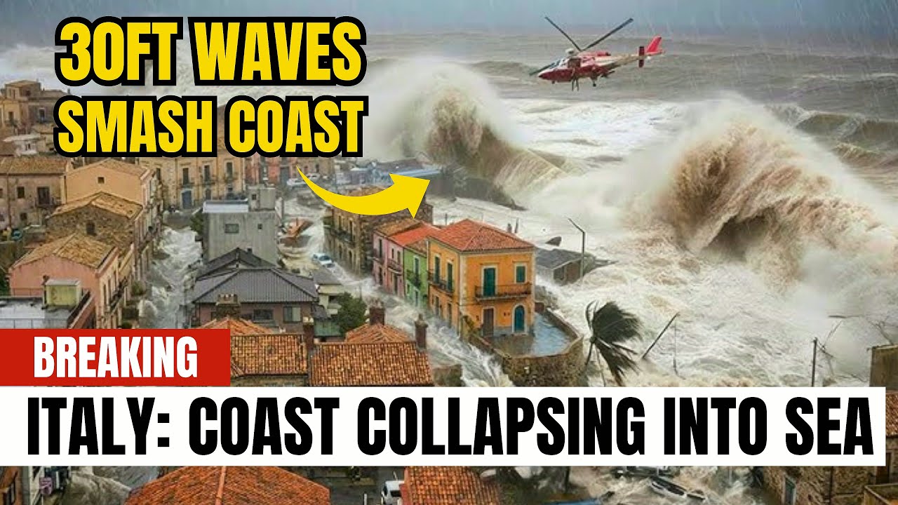 Breaking News: Sicily DROWNS in Cyclone Harry! €1B Damage, 200 ...