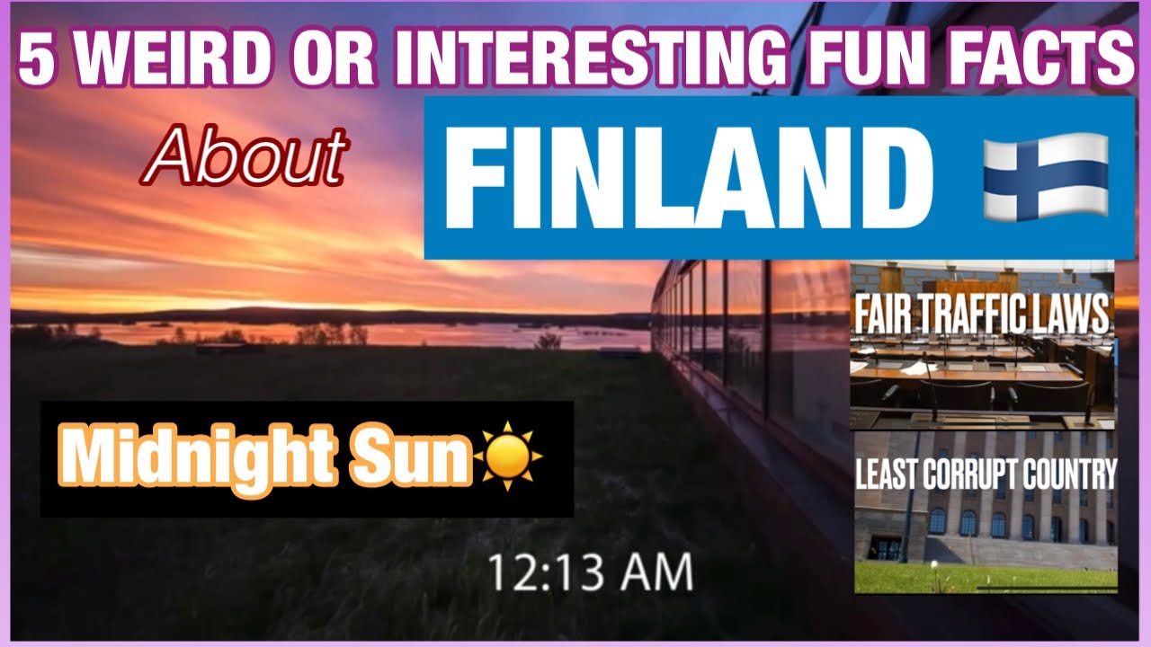 5 Weird or Interesting Fun facts about Finland #finland - YouTube