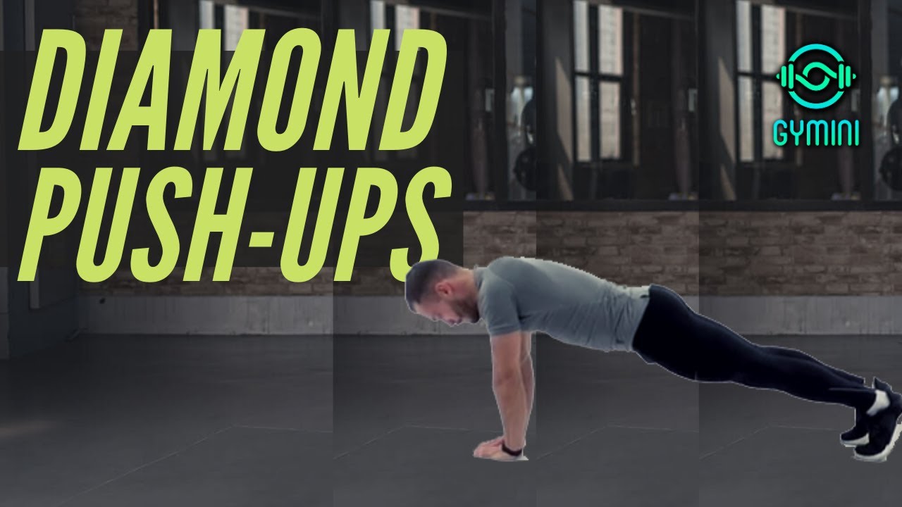 How to do a Diamond Push-Up - Gymini App - YouTube