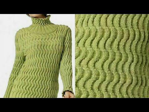 Easy Cable Sweater Design/Knitting Videos:Design-198 - YouTube