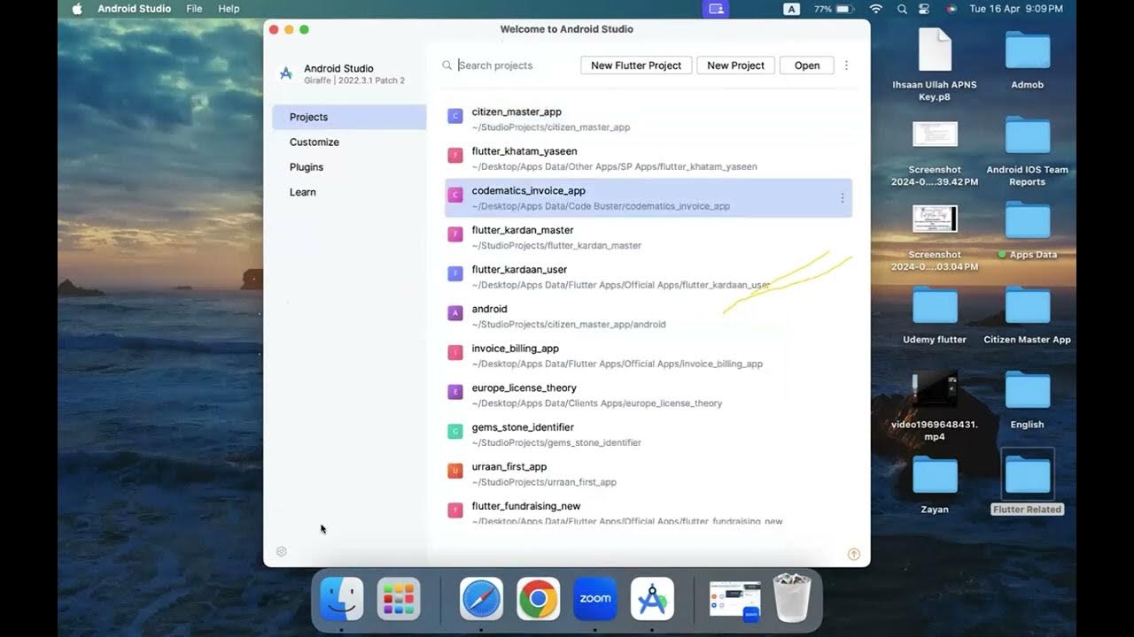 Dart/Flutter Lecture 02 Introduction, Installation and Setup Android Studio, Run First program ...