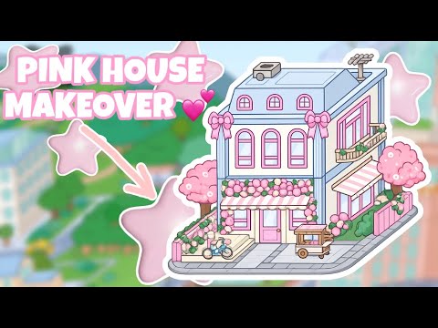 I Decorated the CUTEST Pink House in Toca Boca! 🌸🎀