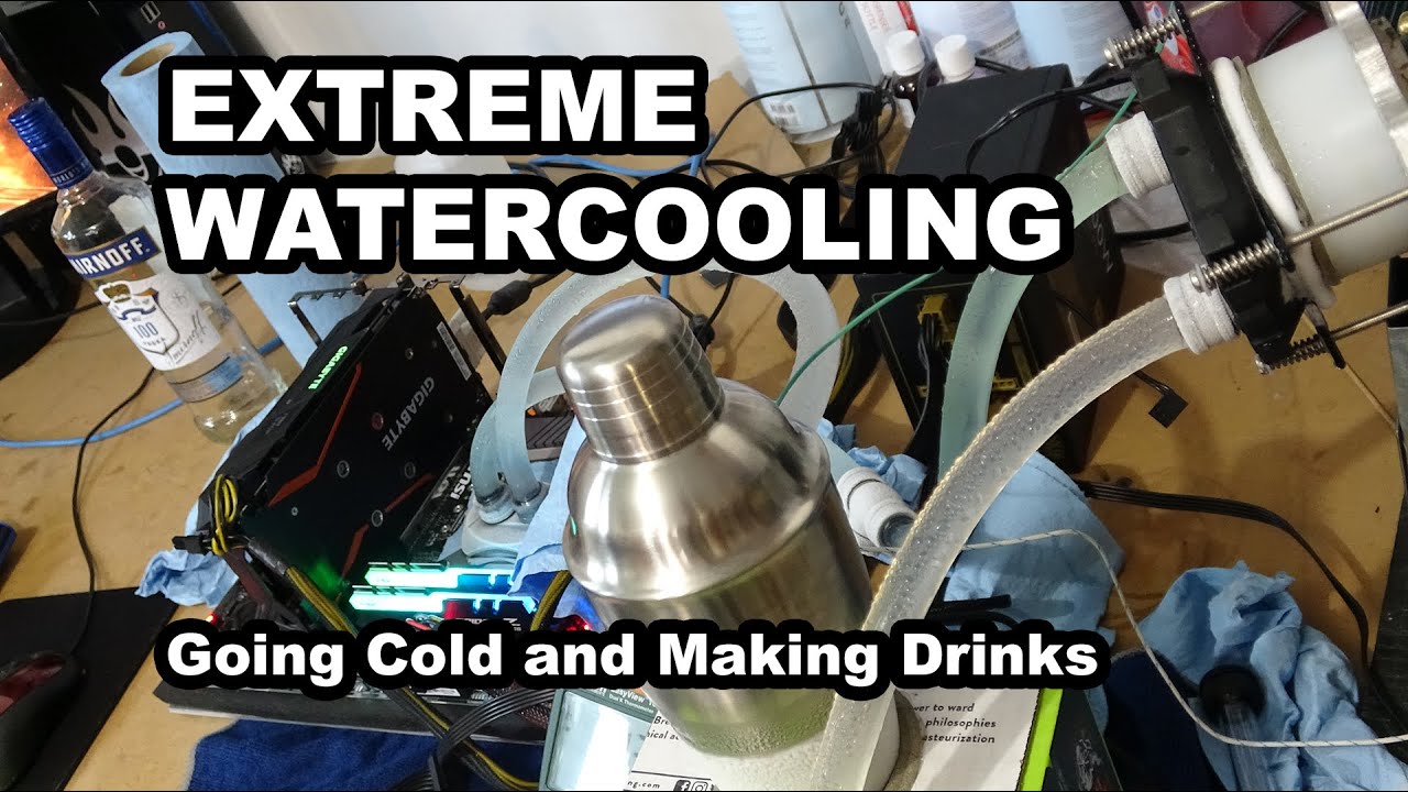 Vodka Cooled PC - Subzero Liquid Cooled Overclocking - YouTube