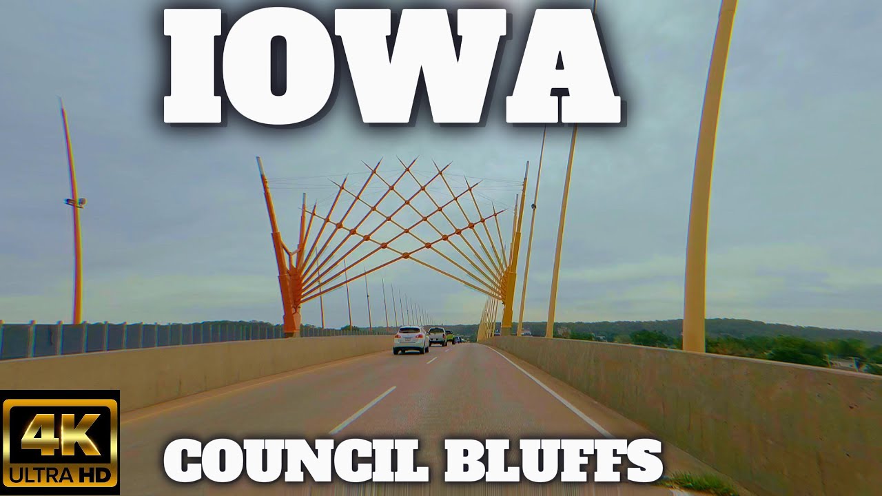 4K- Council Bluffs, Iowa. Driving Tour. Iowa USA - YouTube