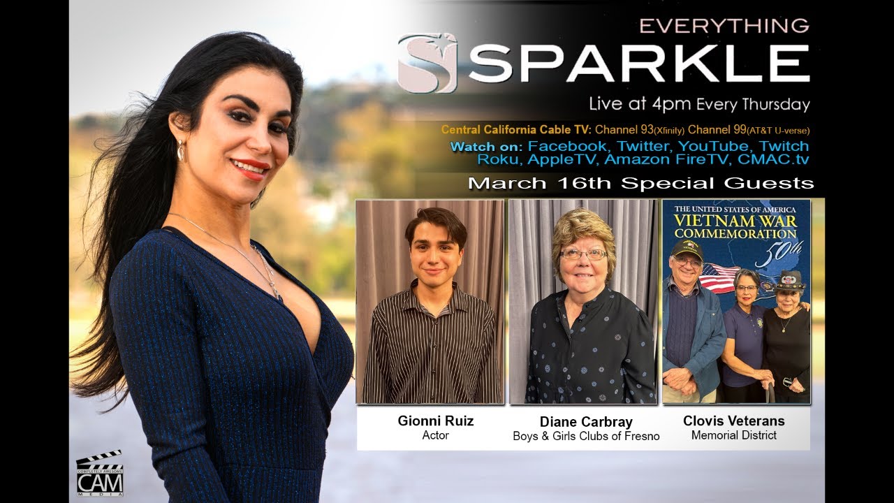 EVERYTHING SPARKLE - Gionni Ruiz, Diane Carbray, & The Clovis Veterans ...