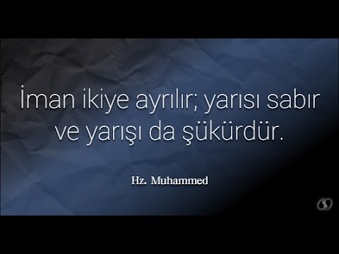 Dini hikayeler - imanin yarisi sukur