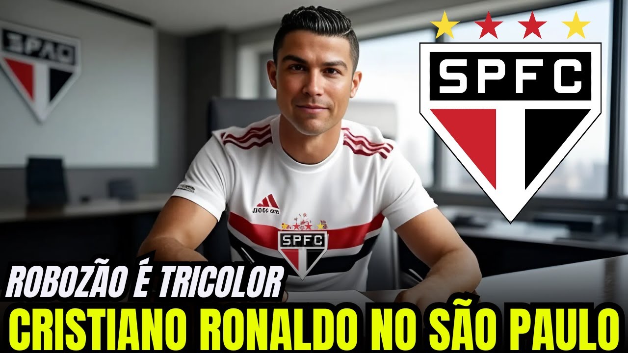 CR7 ASSINA: CR7 OFICIALIZA contrato com o São Paulo por duas temporadas ...