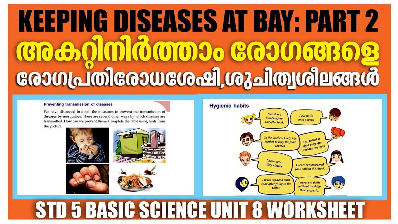 Std5 Basic Science Unit8keeping Diseases At Bay Part2preventing 7624