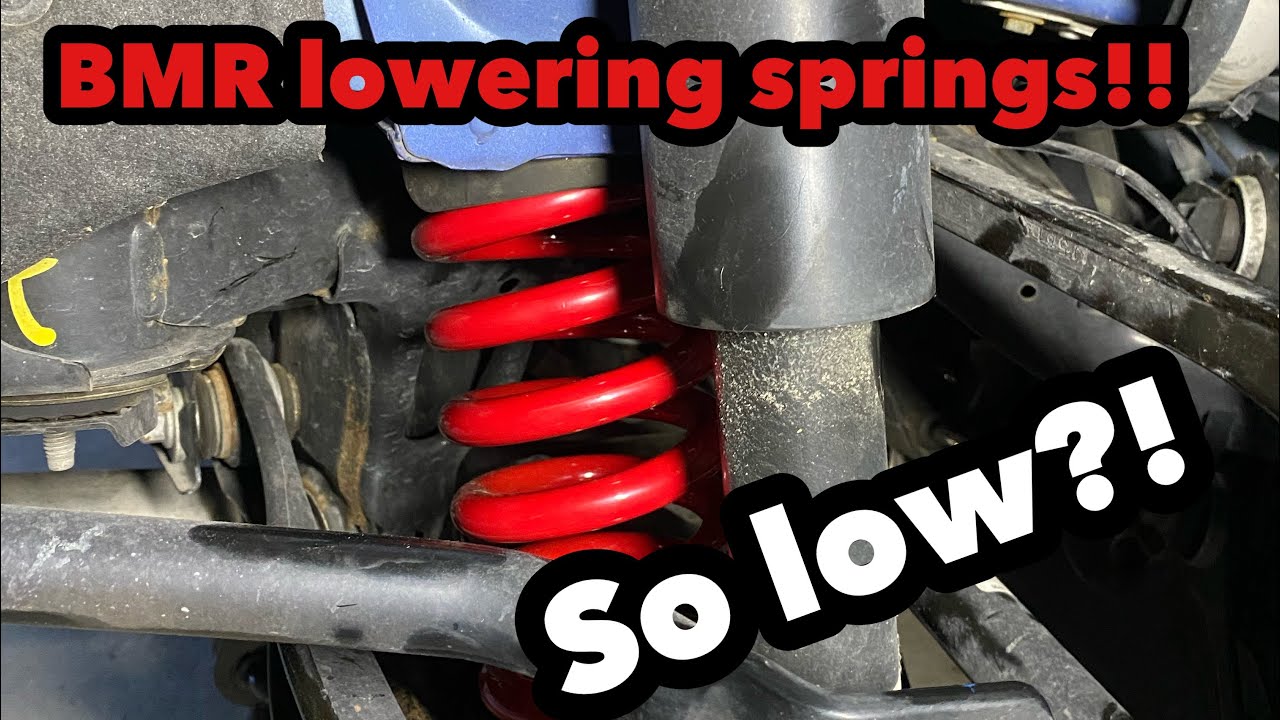 2020 6th Gen Camaro SS - BMR Lowering Springs Install - YouTube