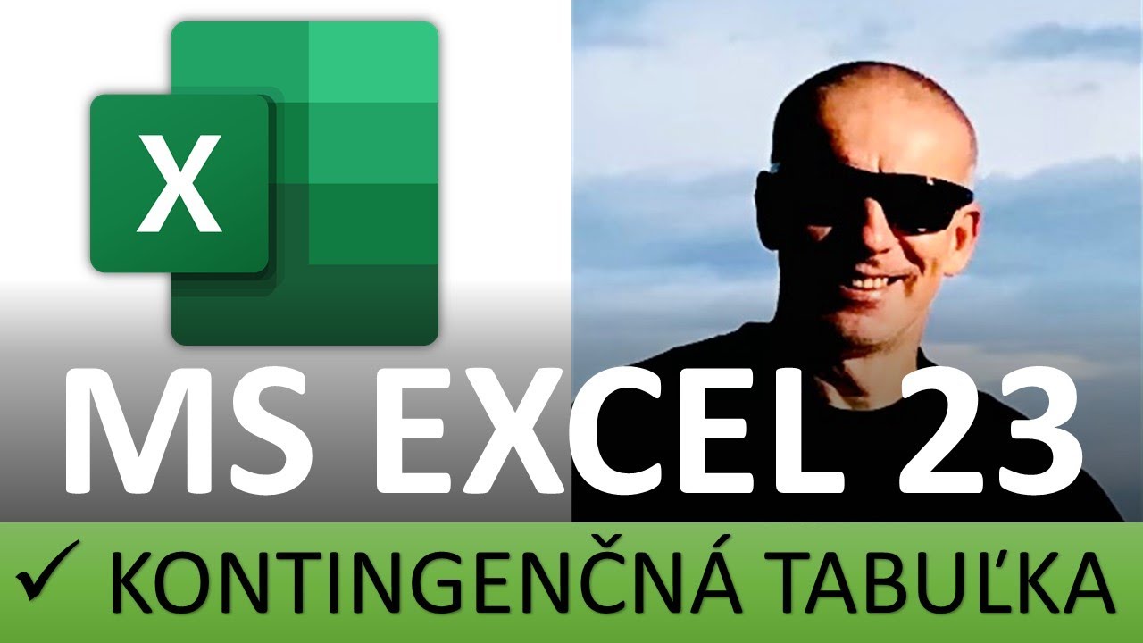 EXCEL 23 - Kontingenčná tabuľka - YouTube