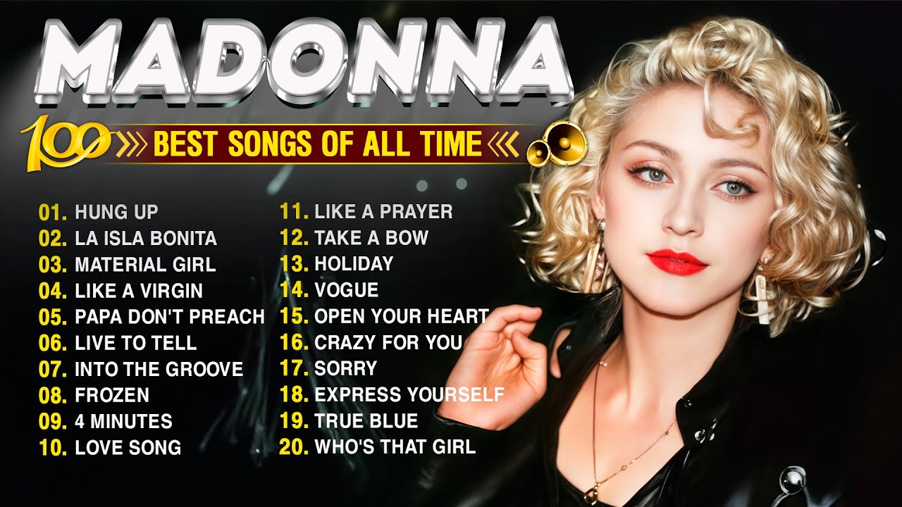 Madonna Greatest Hits ~ Madonna full Album Madonna playlist Hits ~ The ...