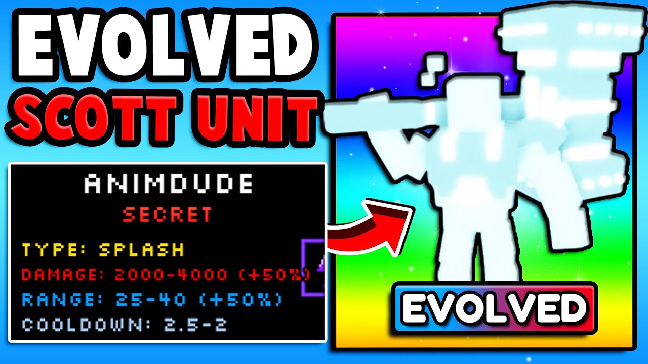 I EVOLVED And Got ANIMDUDE SCOTT! *OP* (Five Nights TD) - YouTube